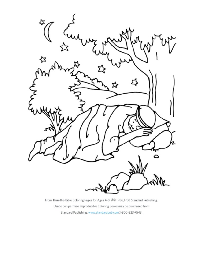 El Sueño de Jacob Coloring Page Sermons4Kids | PDF