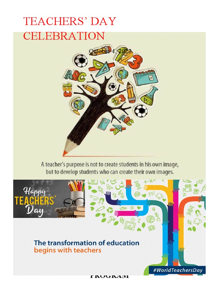 Program - Teachers Day | PDF