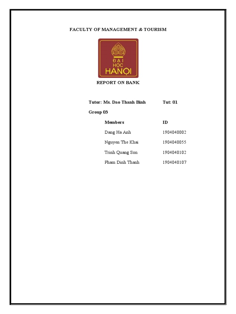 Report BMA Group 3 Final 4 1 | PDF | Capital Requirement | Tier 1 Capital