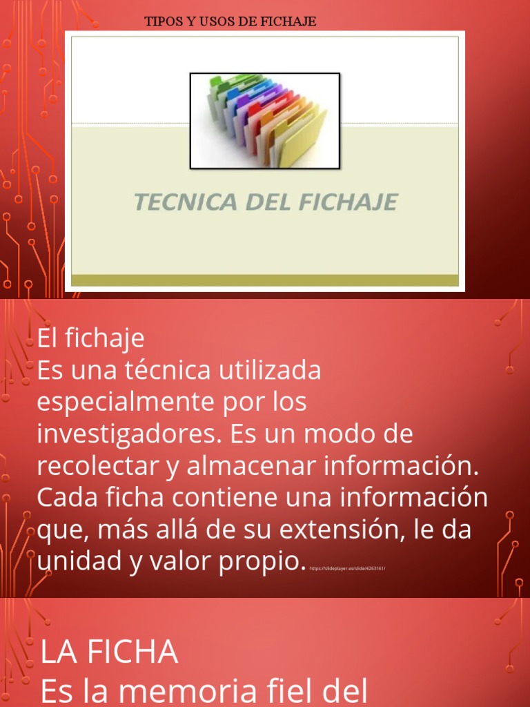 SESIÓN 4 (Tipos y Usos de Fichaje) | PDF | Citación | Comunicación escrita