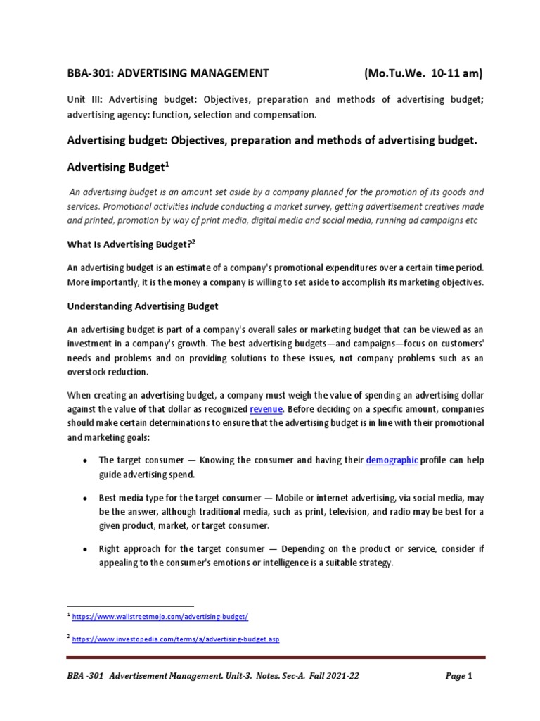 3 Adv MNGT Unit - 3 Notes BBA 301 Sec - A IMS LU - Fall 2021 | PDF ...