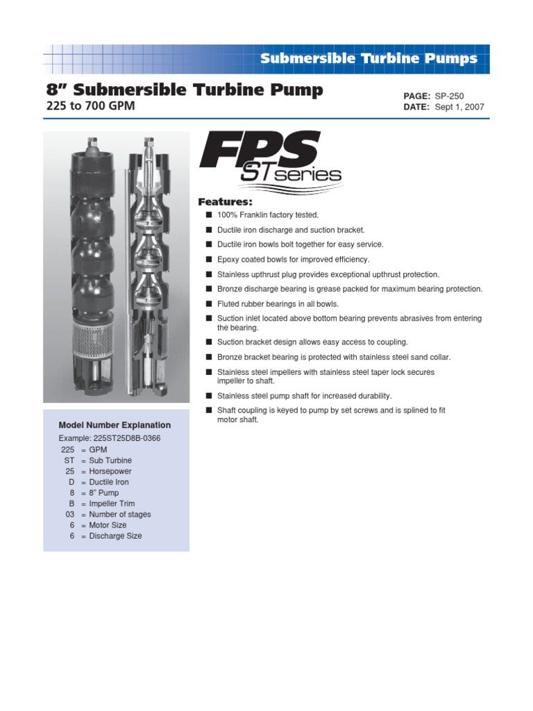 Catálogo 8 HD Franklin | PDF | Pump | Horsepower