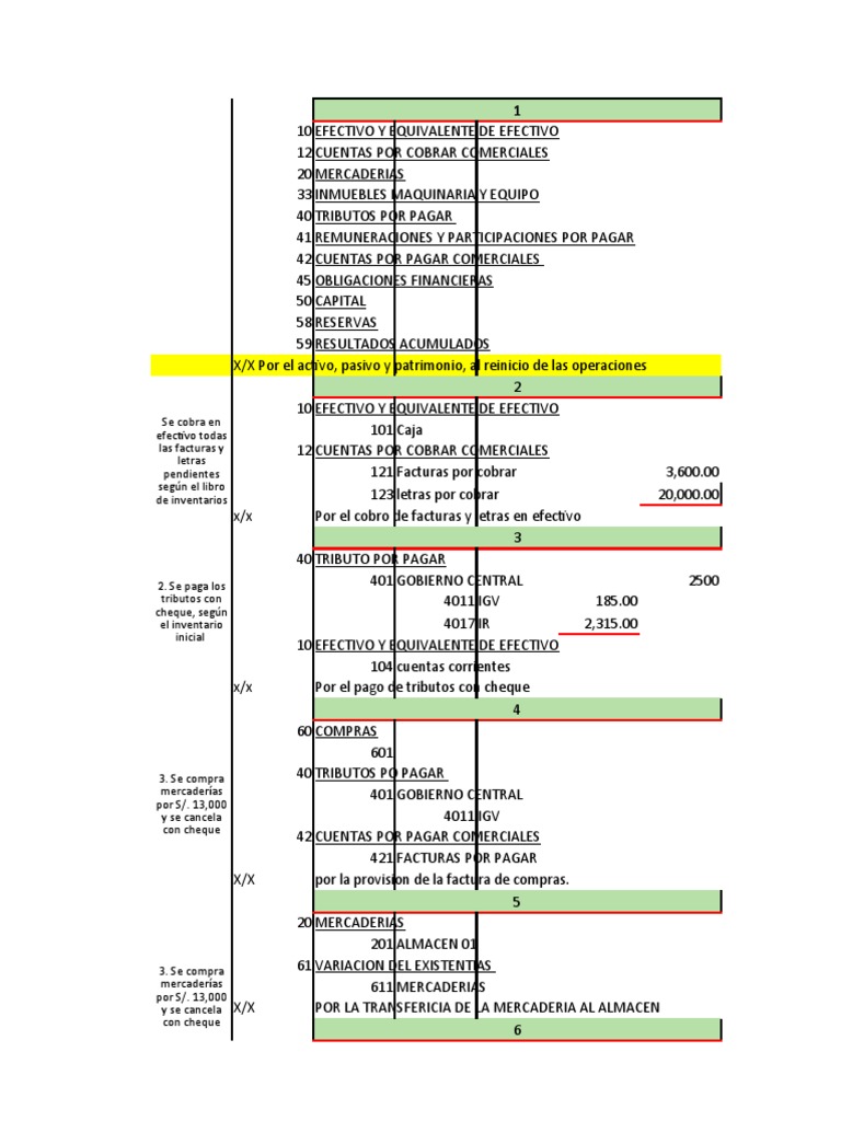 Planilla Contable | PDF | Cheque | Finanzas y administración del dinero