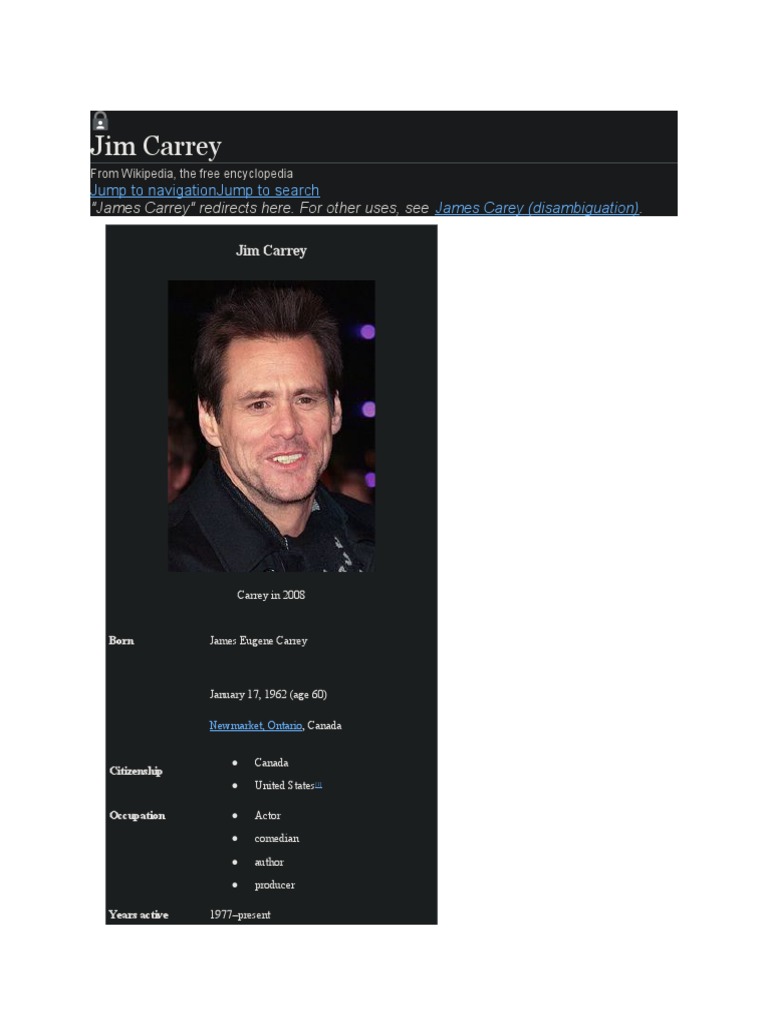Jim Carrei | PDF