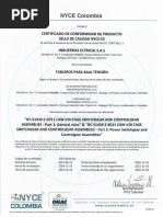 Certificado RETIE DPS | PDF