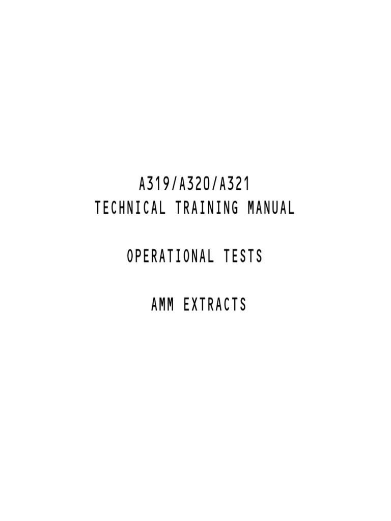 A320 Operational Test | PDF | Manufactured Goods | Airbus