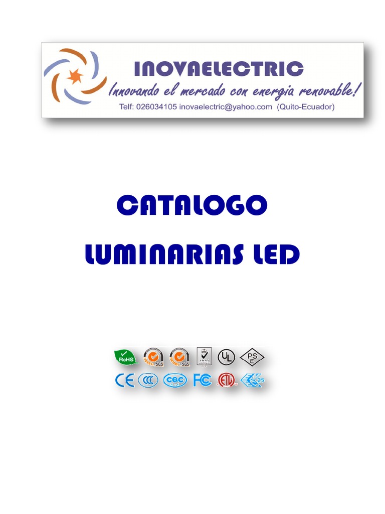 Catalogo Luminarias Led | PDF | Diodo emisor de luz | Uso eficiente de ...