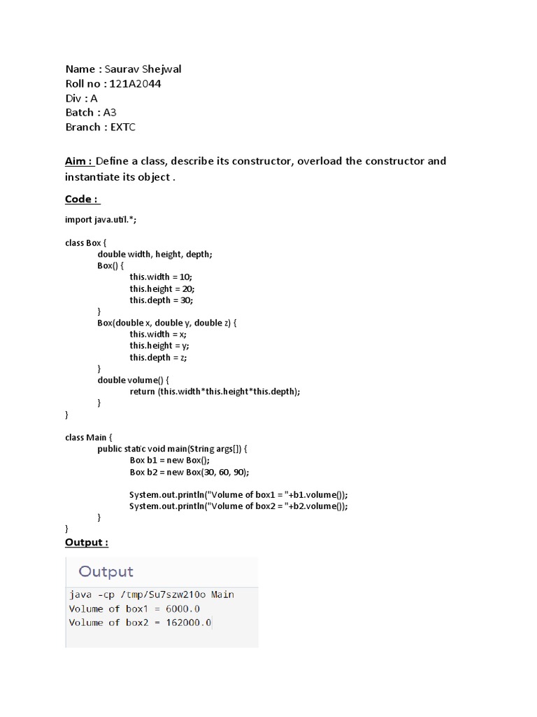 121A2044 Constructor | PDF