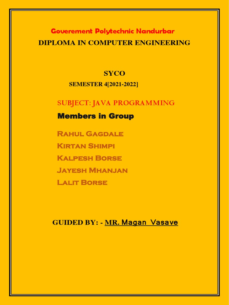 Java MP | PDF | Class (Computer Programming) | Programming