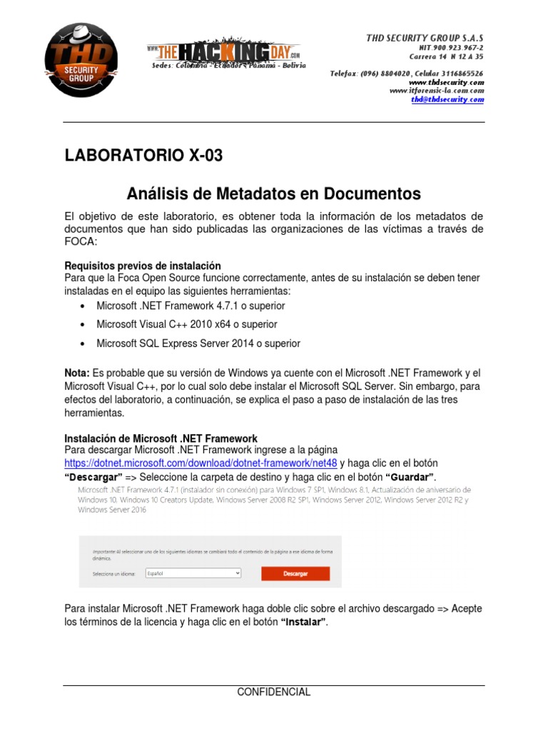 ThD-Lab1 - Foca | PDF | Microsoft | .NET Framework