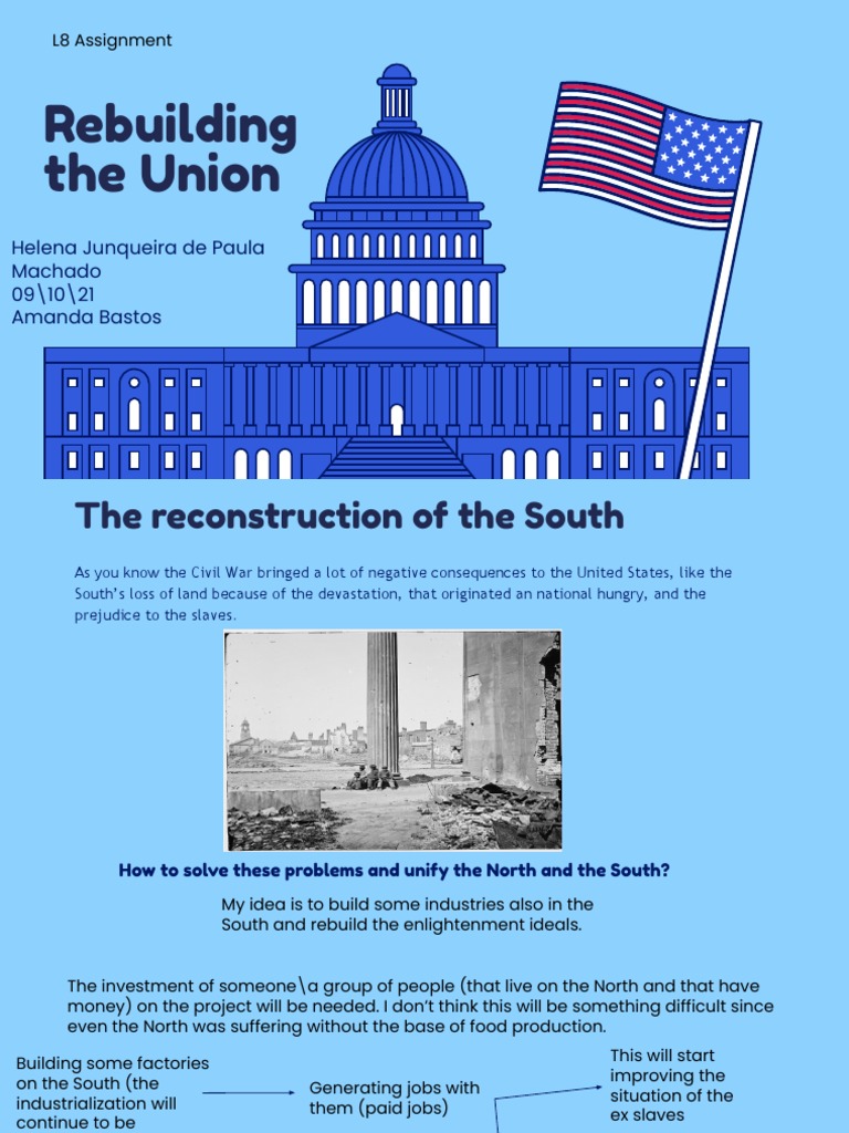 Rebuilding the South After Civil War | PDF | Southern United States ...