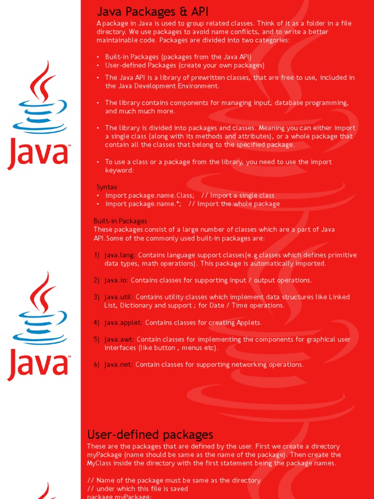 Java Programming Unit Iii Pdf Pdf Class Computer Programming Method Computer Programming