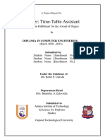 TYBCA SEM-5 Minor Project Report Format | PDF | Computer Engineering | Data