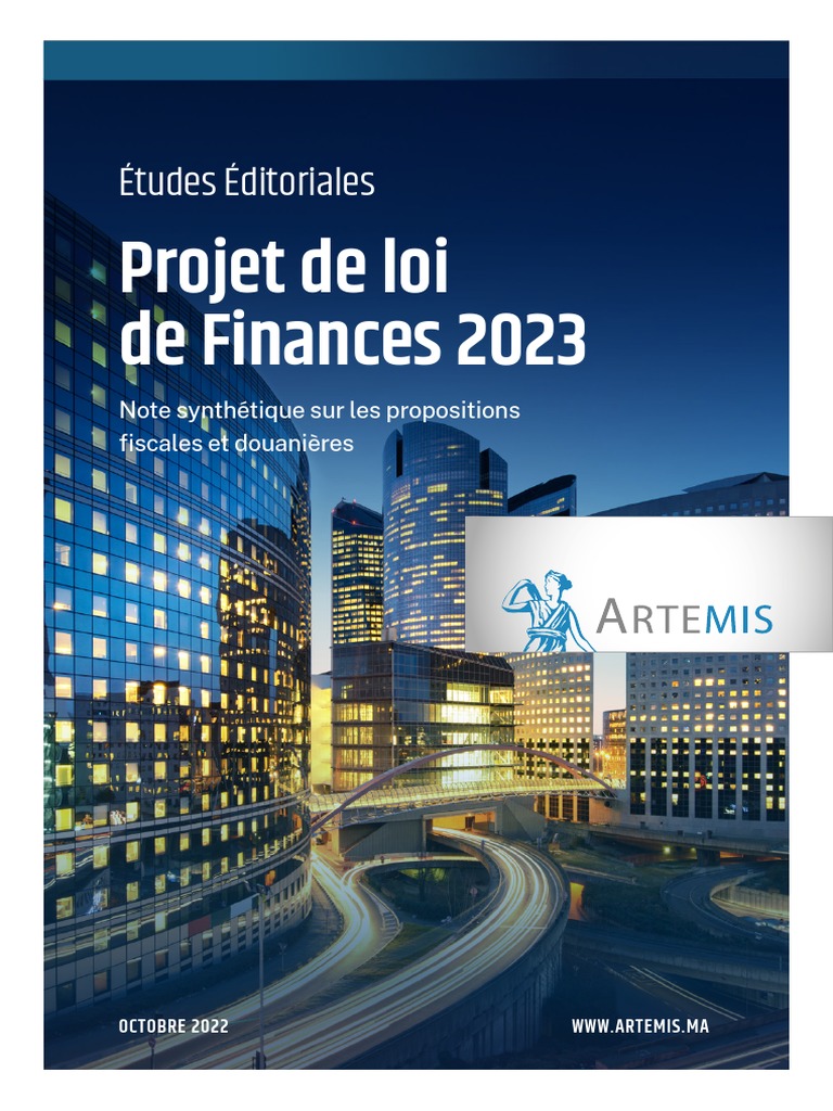 PLF 2023 Synth Se ARTEMIS 1666968513 | PDF | Impôts | Sodles