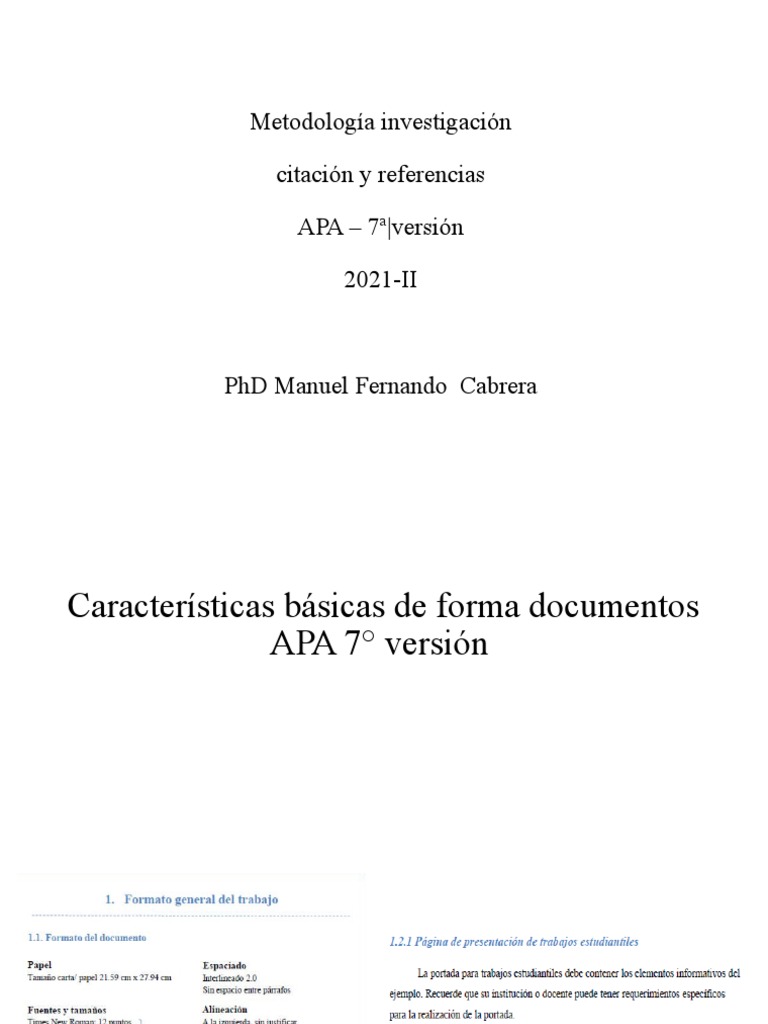 Guía de Citación APA 7ª Edición | PDF | Economias