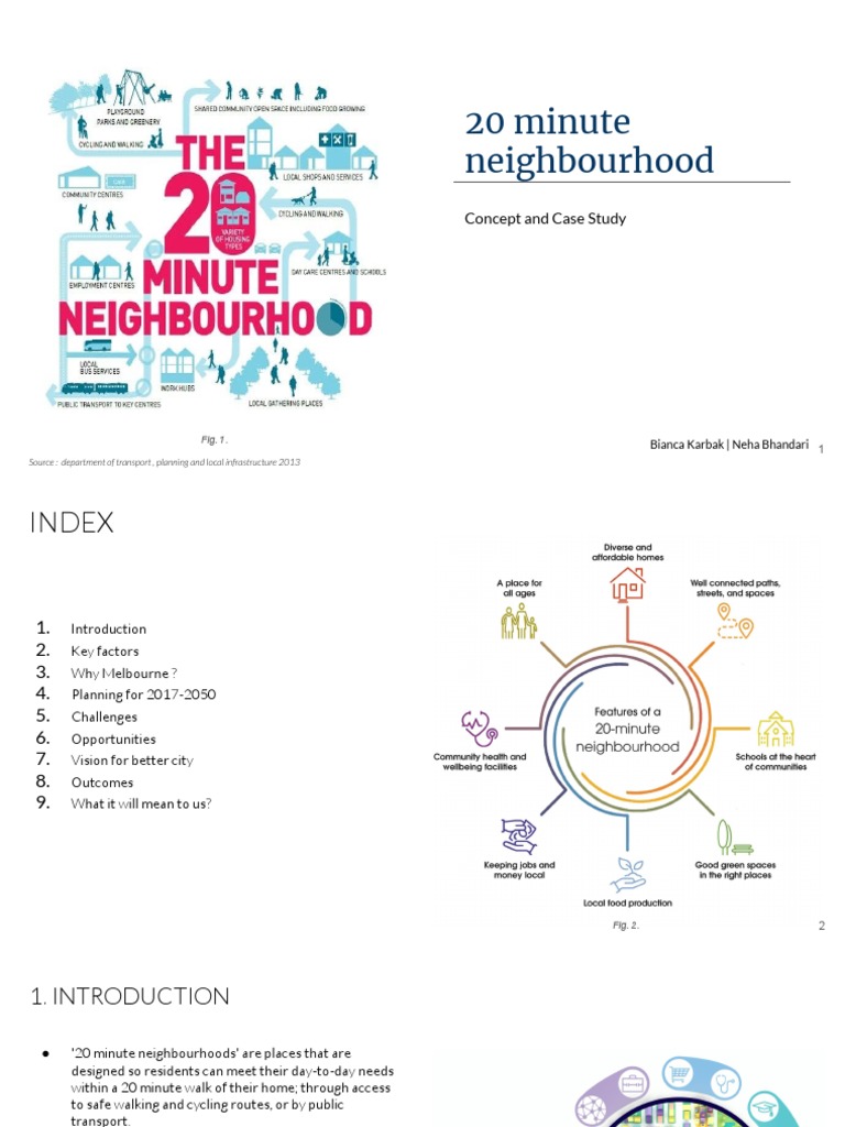 20-Min Neighbourhood | PDF | Melbourne | City