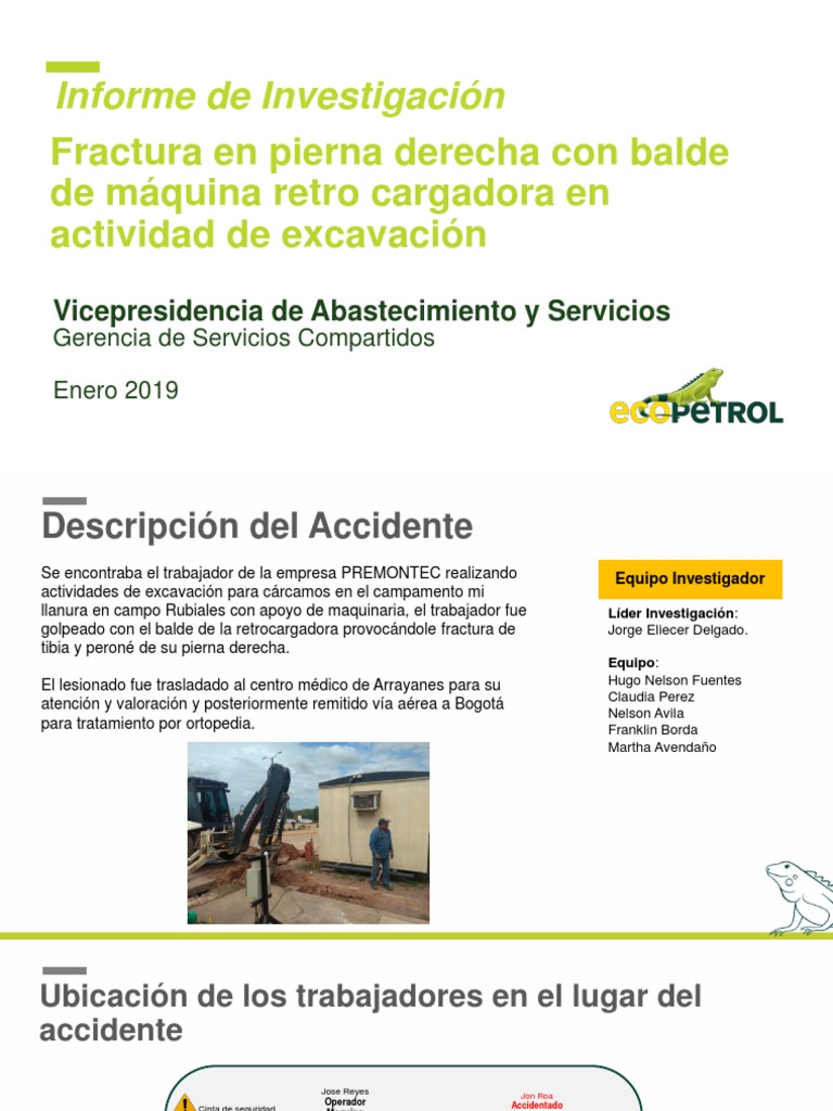 Lección Aprendida Línea de Peligro | PDF | Transporte | Industrias de ...