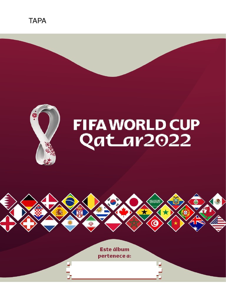 Álbum Mundial Qatar 2022 para Imprimir | PDF | FIFA Copa del Mundo ...