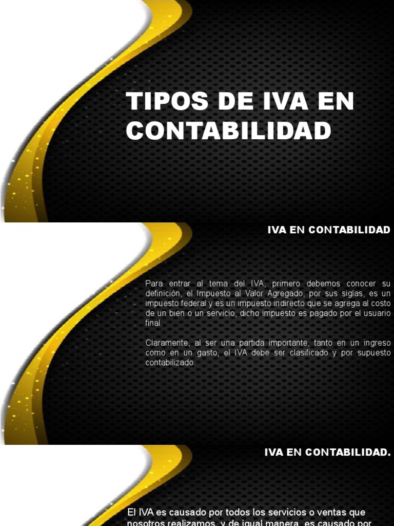Iva en La Contabilidad | PDF | Impuesto al valor agregado | Contabilidad