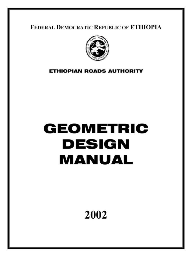 Geometric Design Manual | PDF | Road | Road Infrastructure