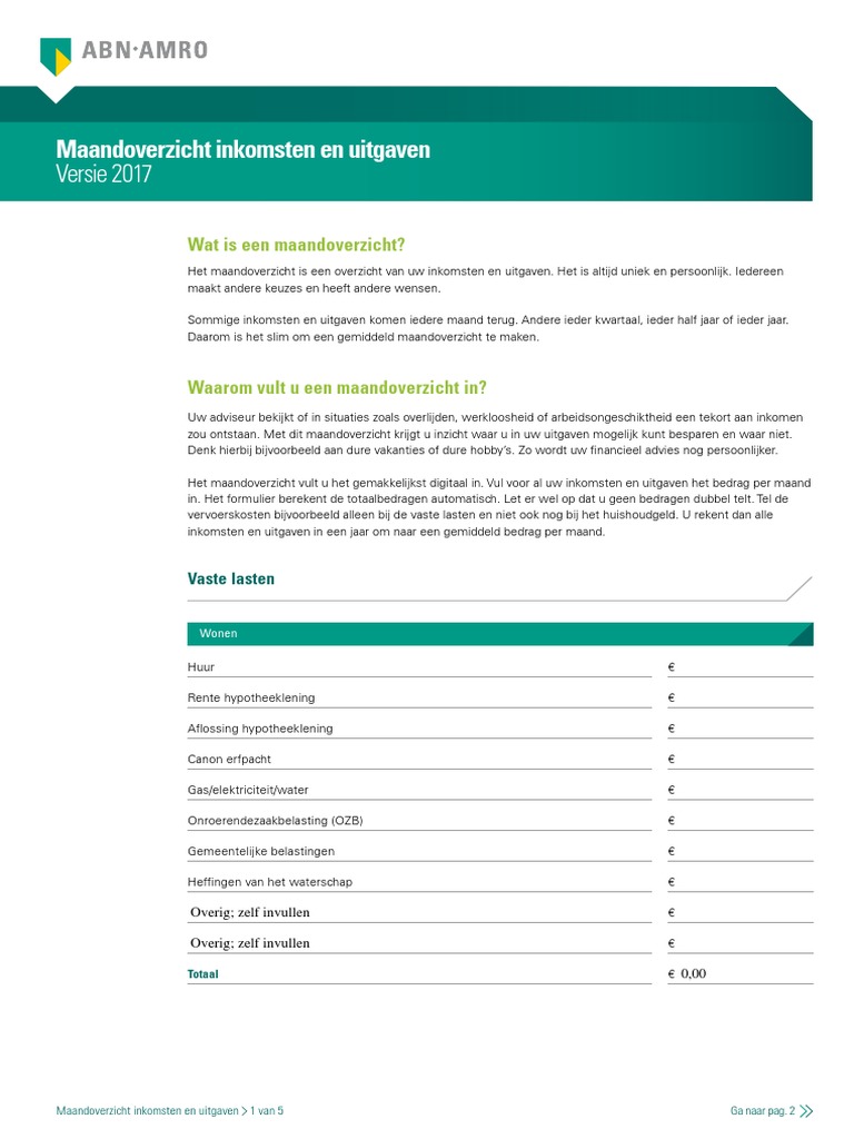 Bepalen Netto Besteedbaar Inkomen | PDF