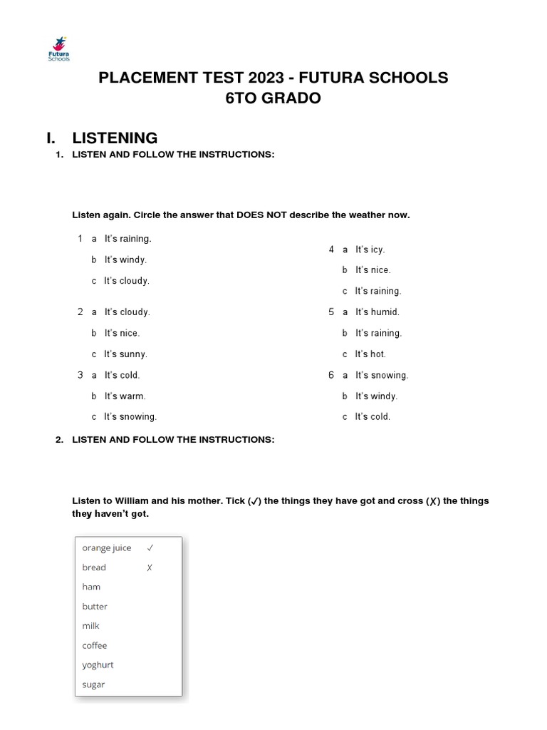 6Th Grade Placement Test Practice – TGIDQQ