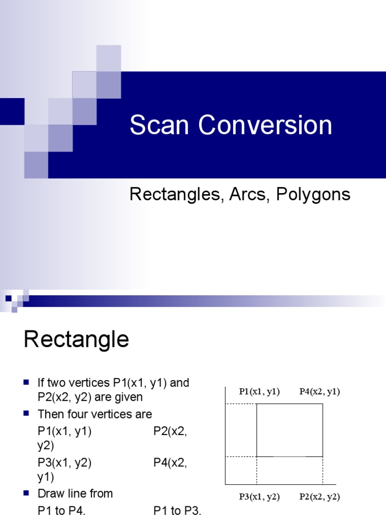 05.scan Conversion3 | PDF | Computer Graphics | Mathematics