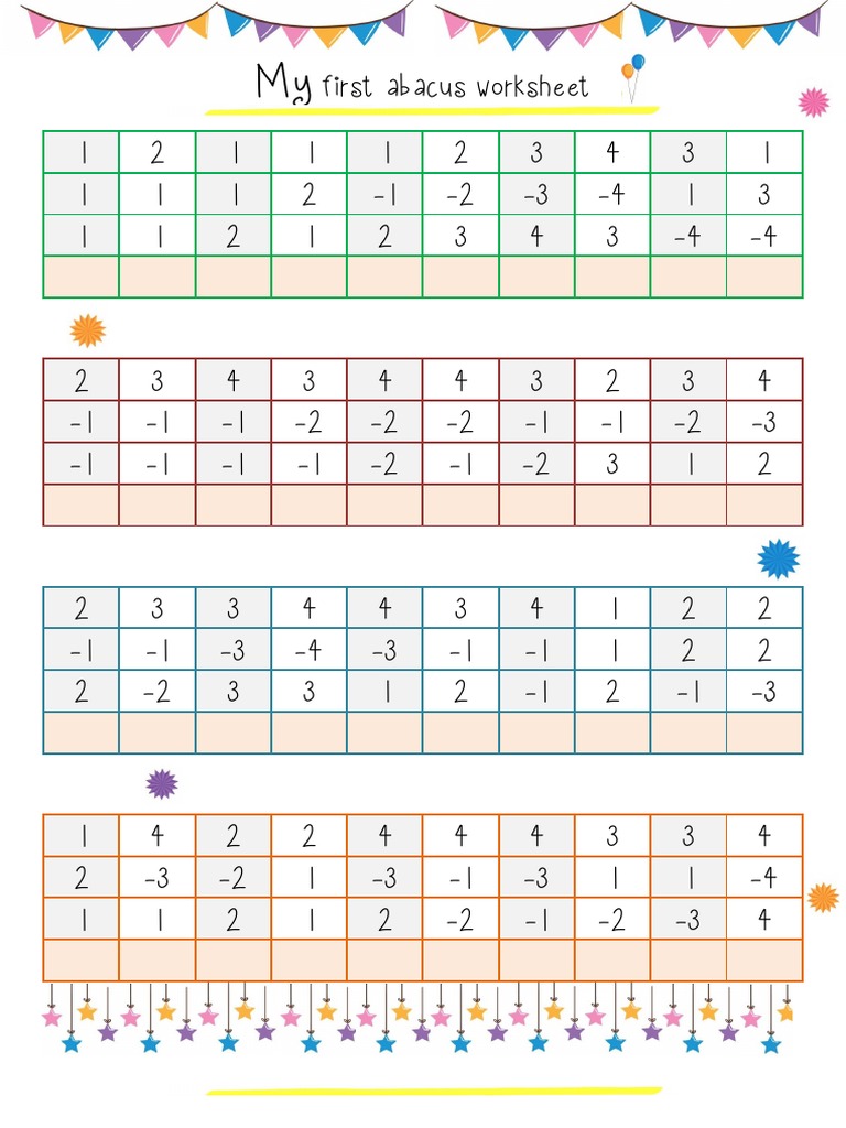 Abacus 1 9 Junior Level | PDF
