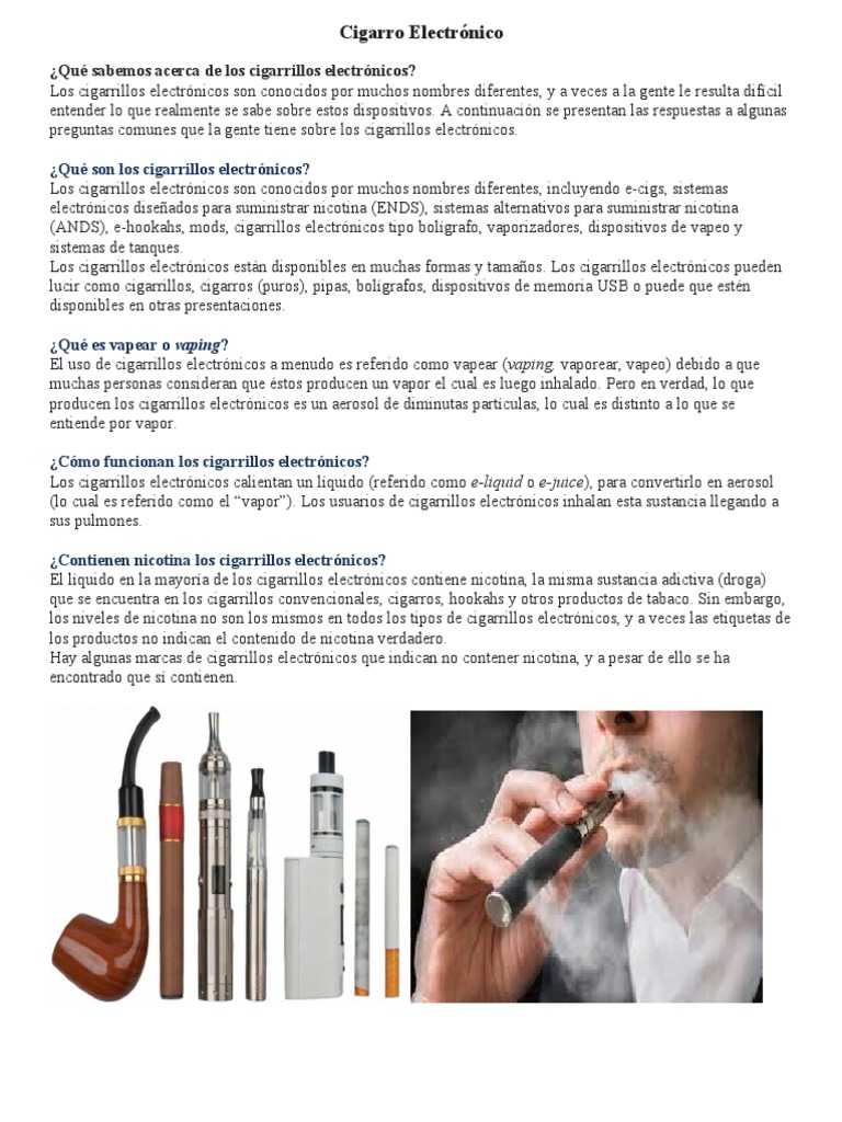 Cigarro Electrónico | PDF