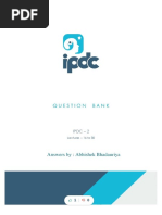 IPDC 1 Question Bank (2021) | PDF | Social Media | Popular Culture & Media Studies