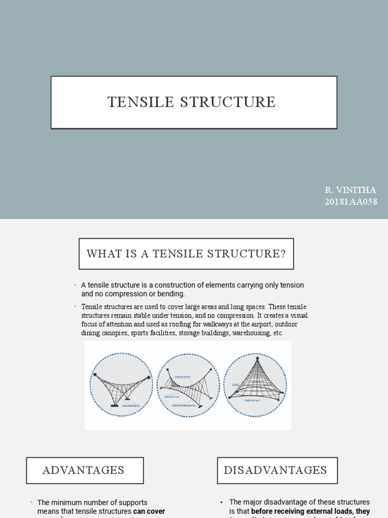 Tensile Structures | PDF | Architectural Design | Architecture