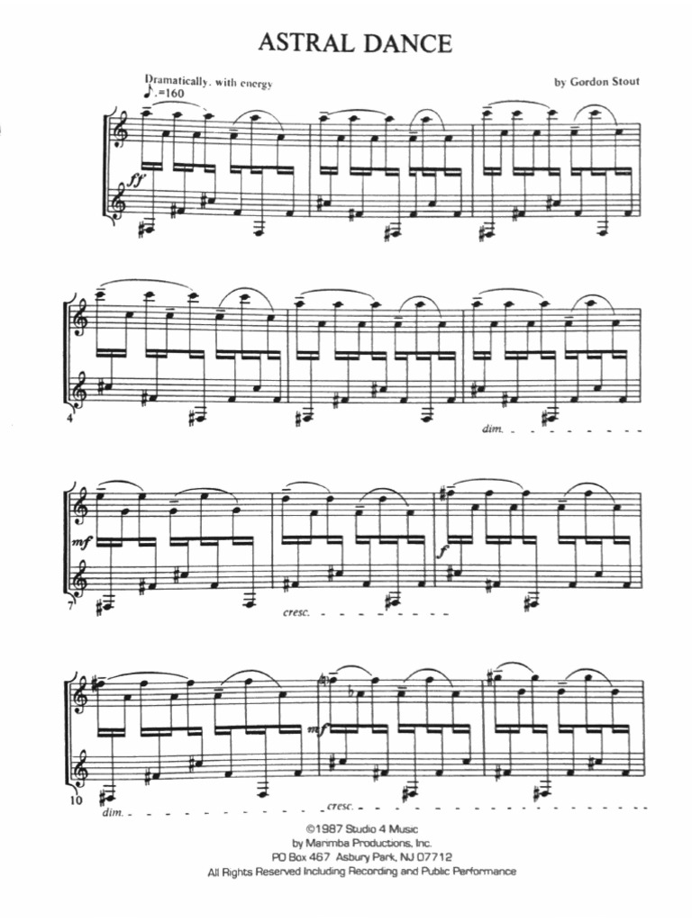 Astral Dance - Gordon Stout | PDF