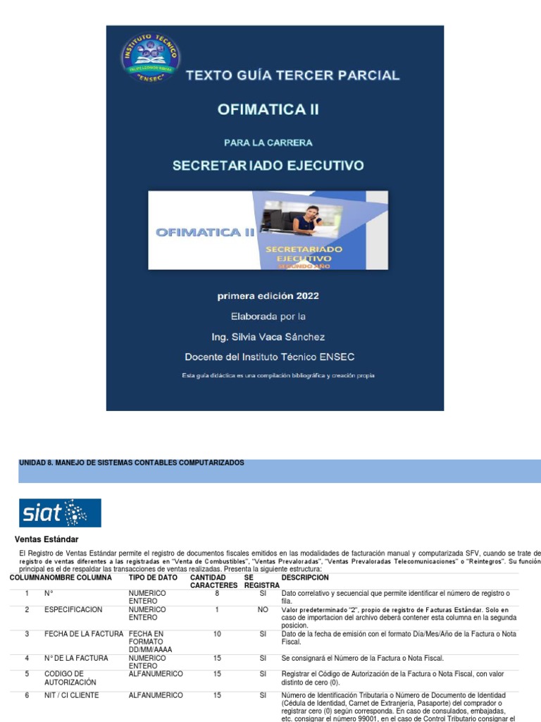 Unidad Viii Ofimatica Ii 2022 | PDF | Factura | Contraseña