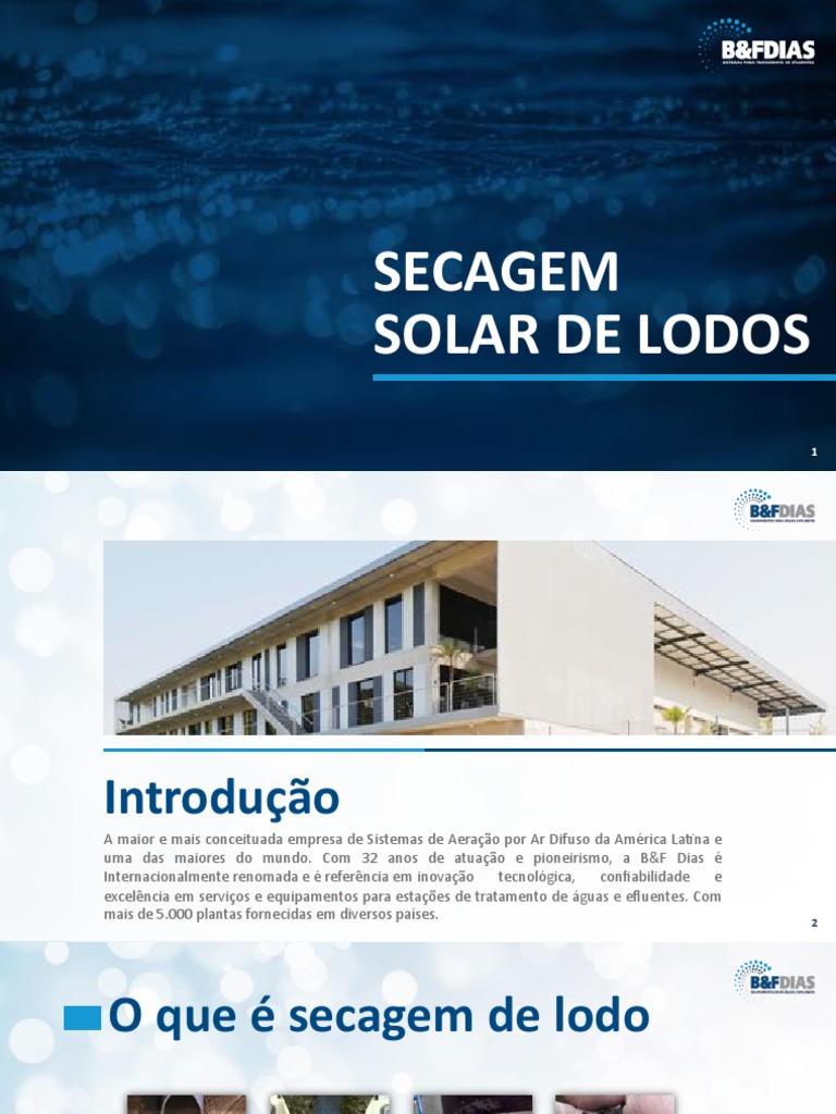Secagem Térmica Do Lodo | PDF | Energia solar