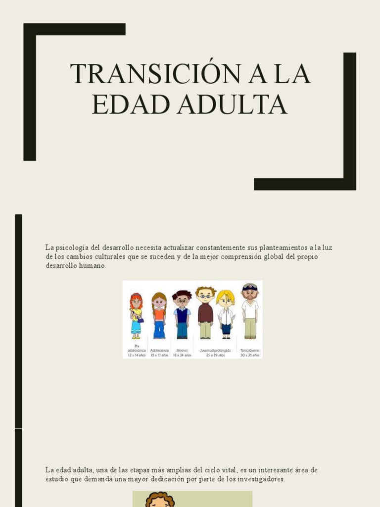 Transición A La Edad Adulta | PDF