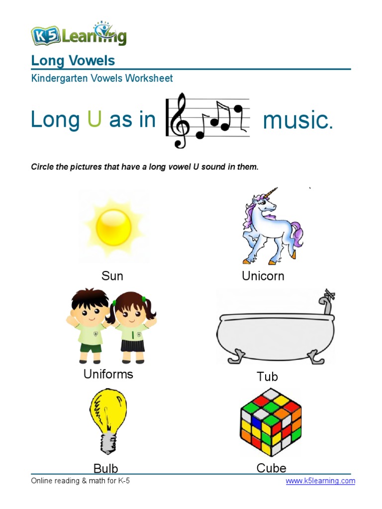 Long Vowels U | PDF