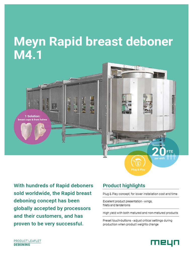 PrLe Rapid Breast Deboner M4.1 02 | PDF | Technology & Engineering