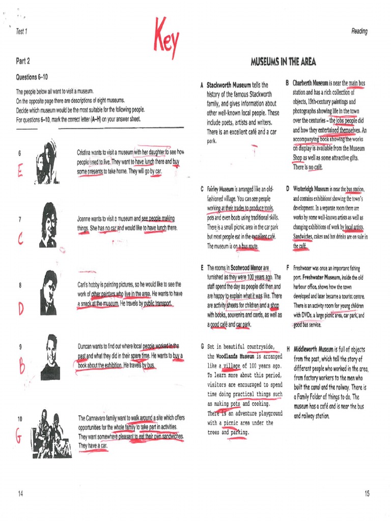 Prueba Nivel Aptis KEY | PDF