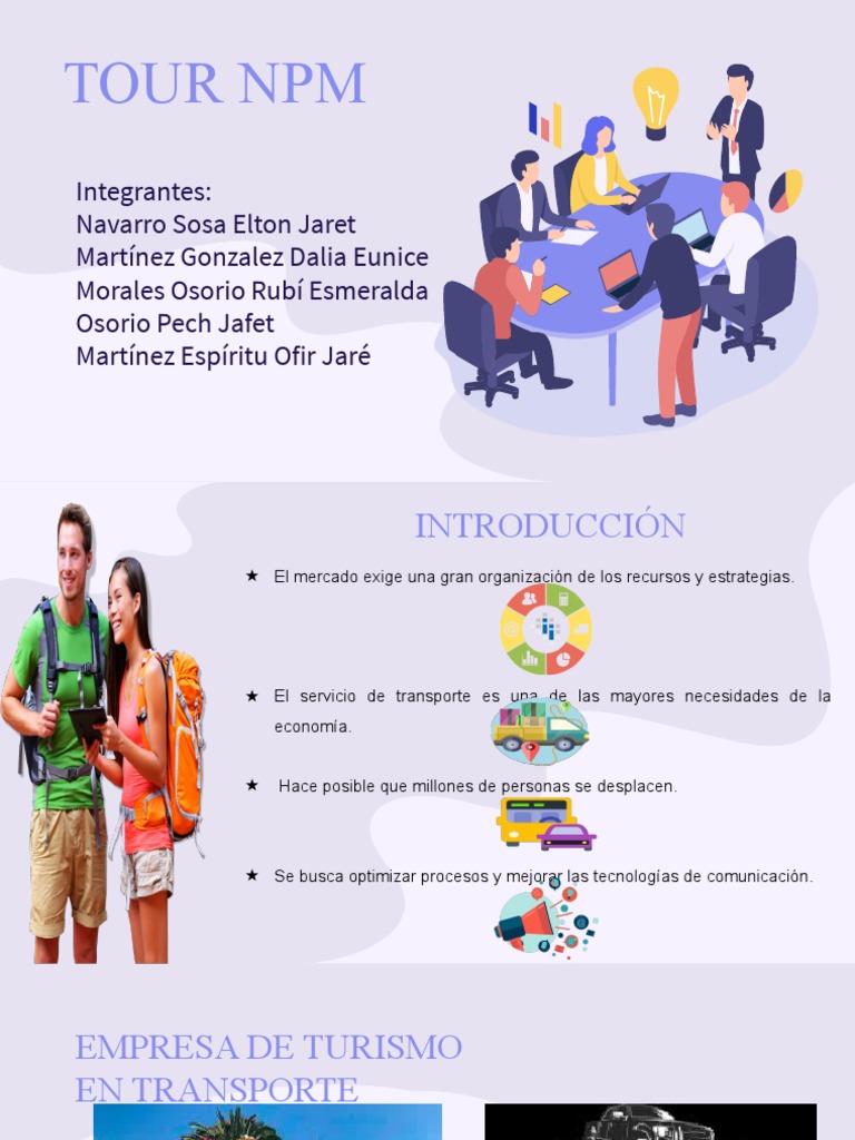Empresa Tour NPM | PDF | Business | Transporte