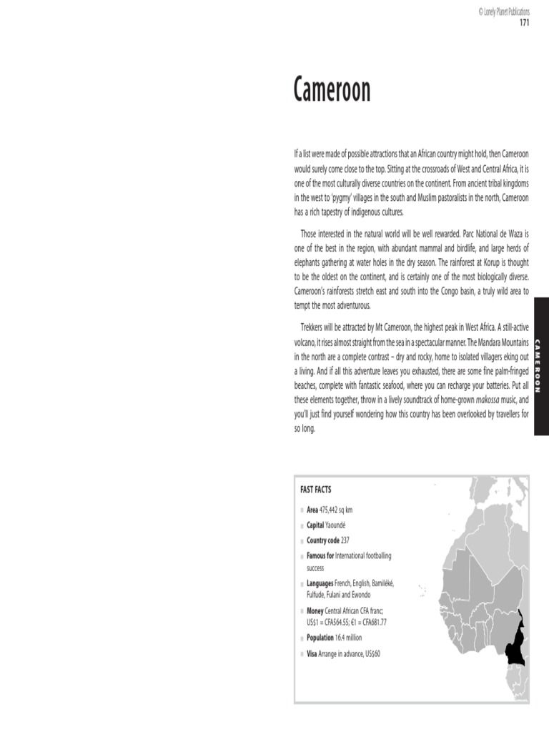 Lonely Planet West-Africa-Cameroon | PDF | Cameroon
