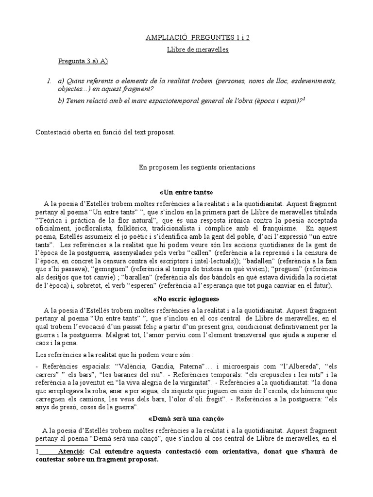 Ampliació Preguntes 1 I 2 | PDF