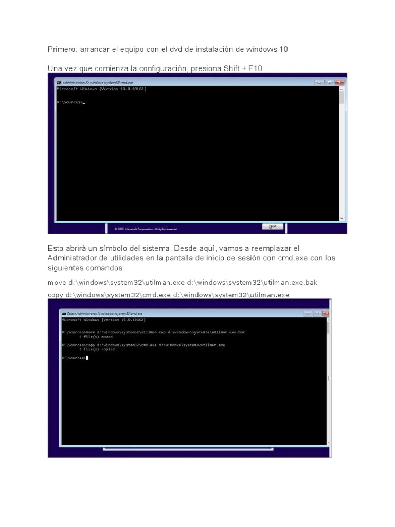 Reset Windows 10 Password Pdf 