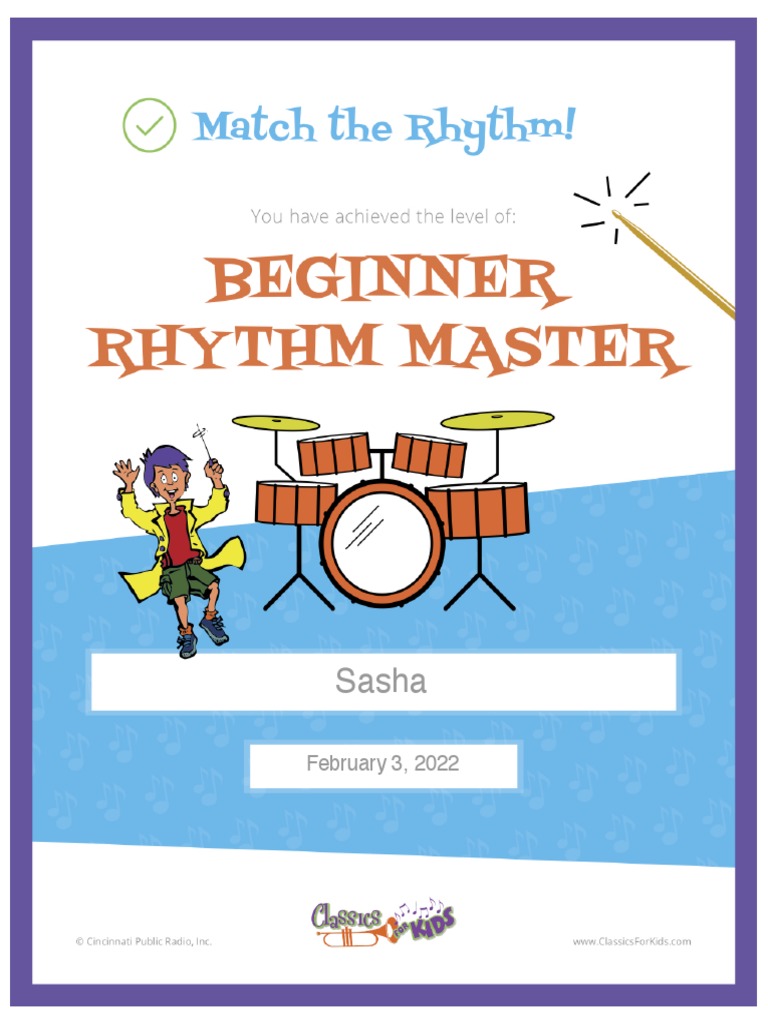 Beginner Rhythm Master | PDF