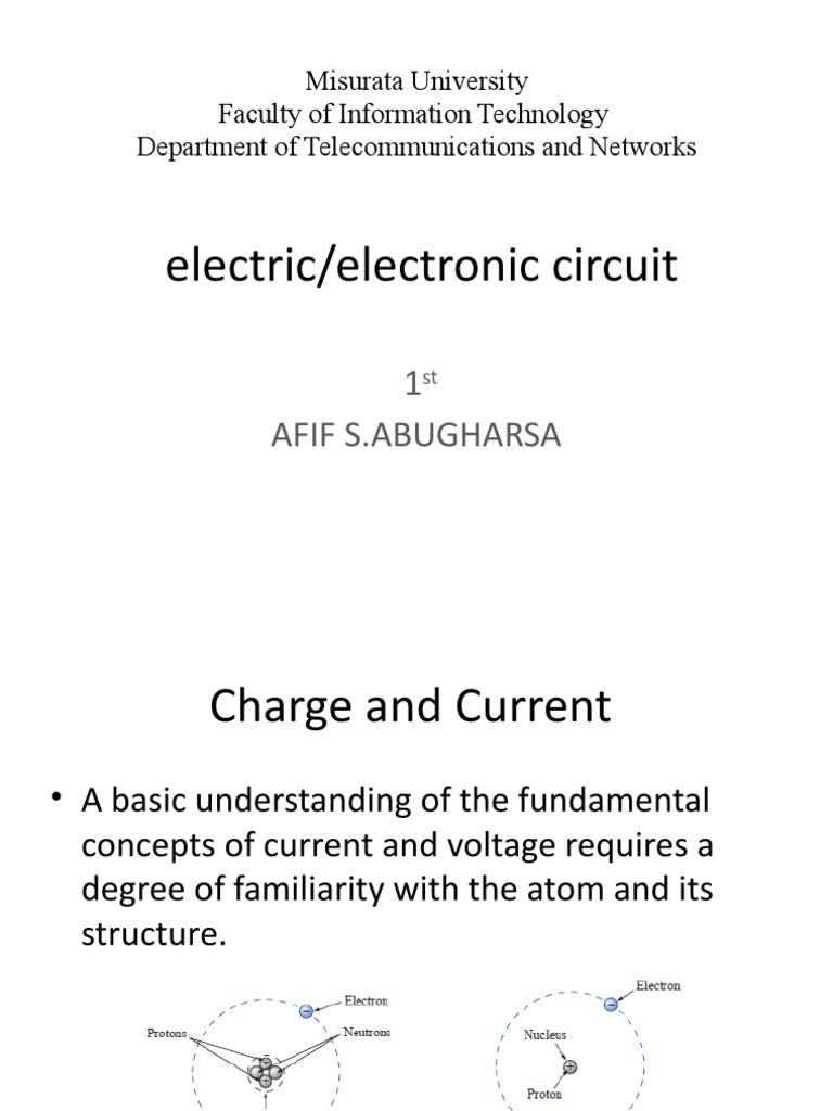 Electric 1st | PDF | Electrical Resistance And Conductance | Voltage
