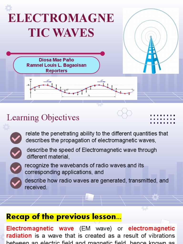 Understanding Electromagnetic Waves | PDF | Electromagnetic Radiation ...
