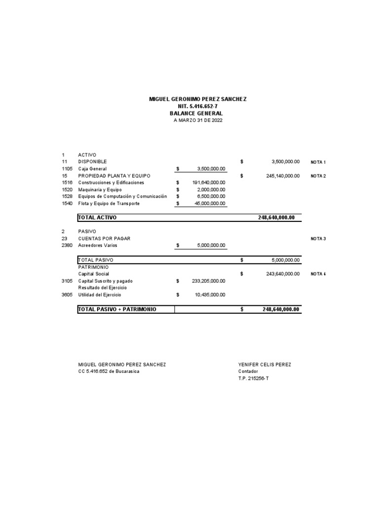 Modelo EEFF | PDF | Contabilidad | Contabilidad financiera
