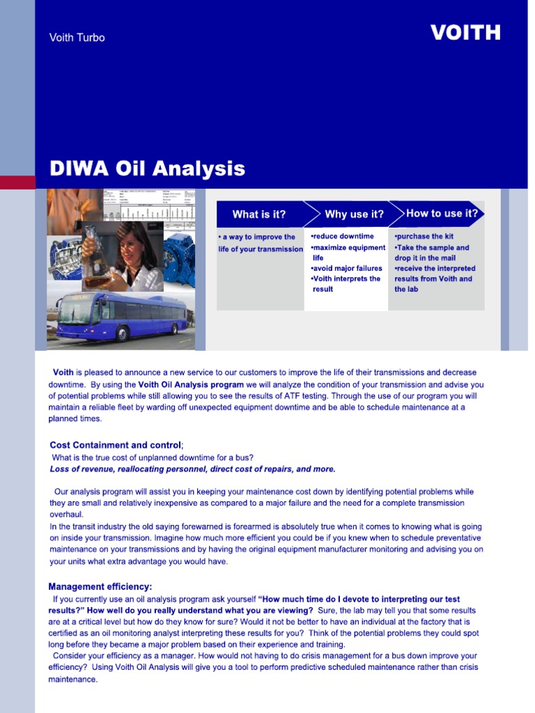 Oil Analysis Brochure | PDF