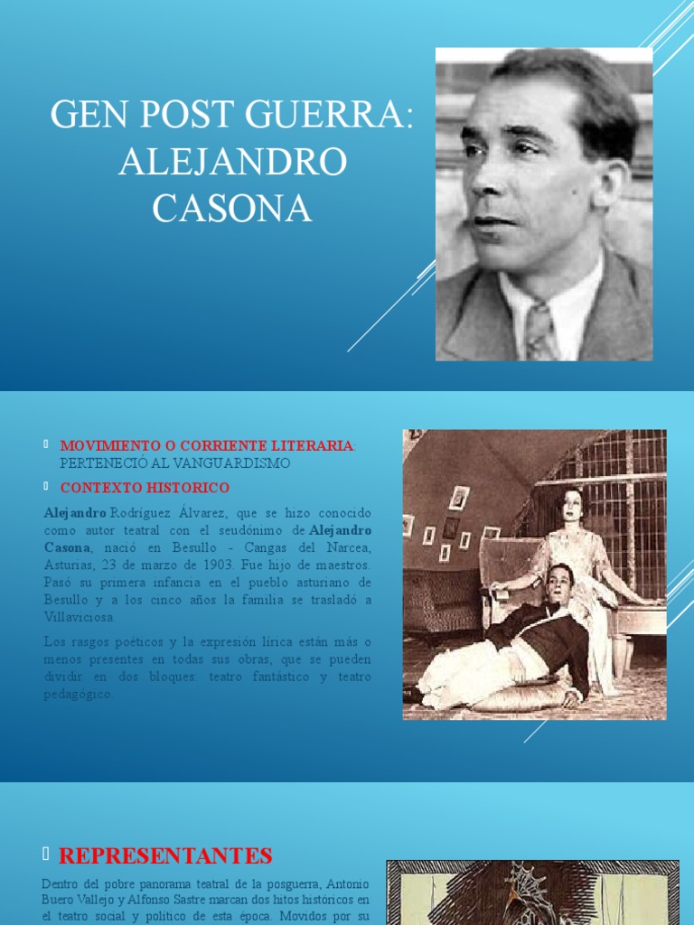 Alejandro Casona Diapositivas | PDF