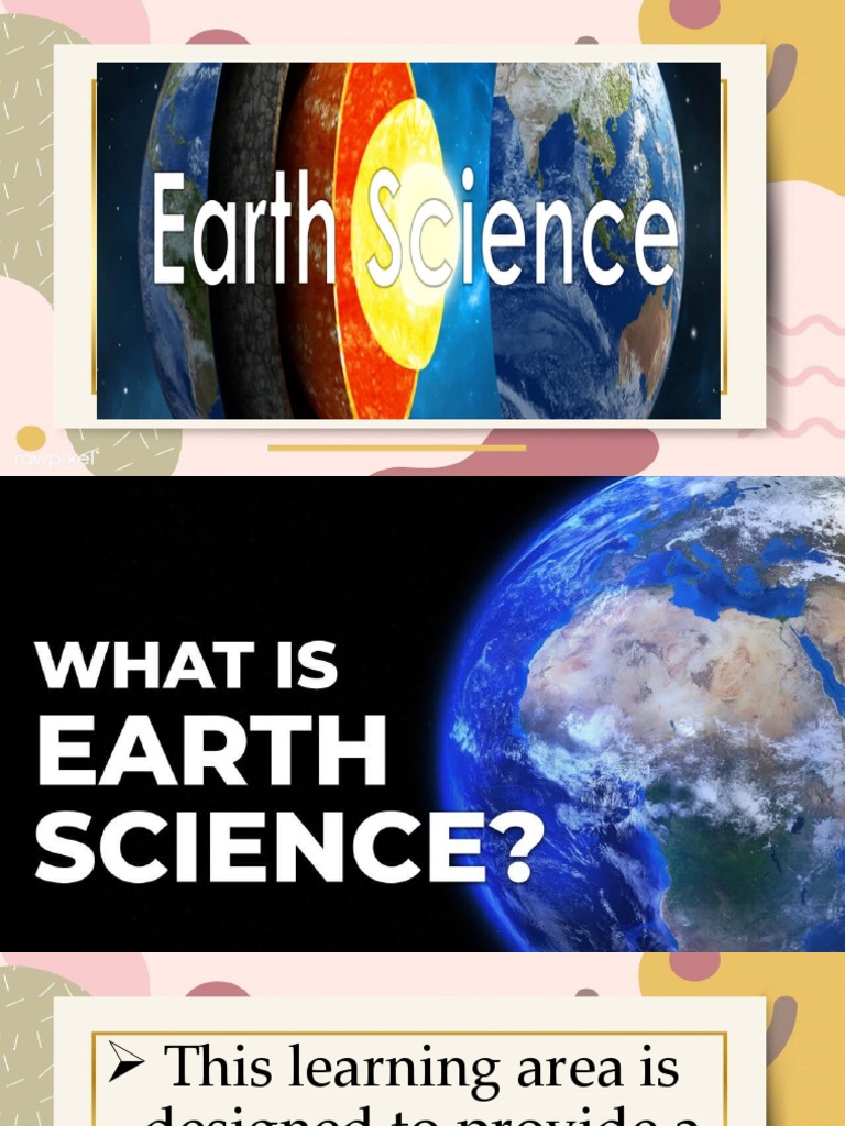 Overview of Earth Science Branches | PDF | Earth | Earth Sciences