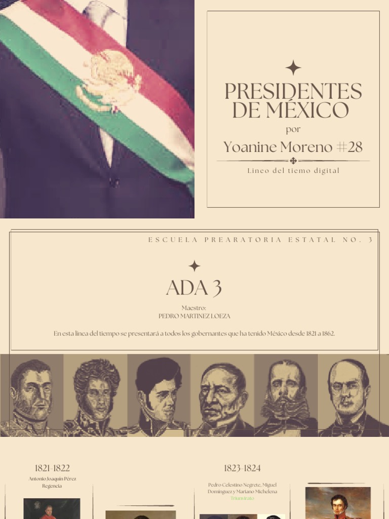 Presidentes de México | PDF | Politica de mexico | Presidentes